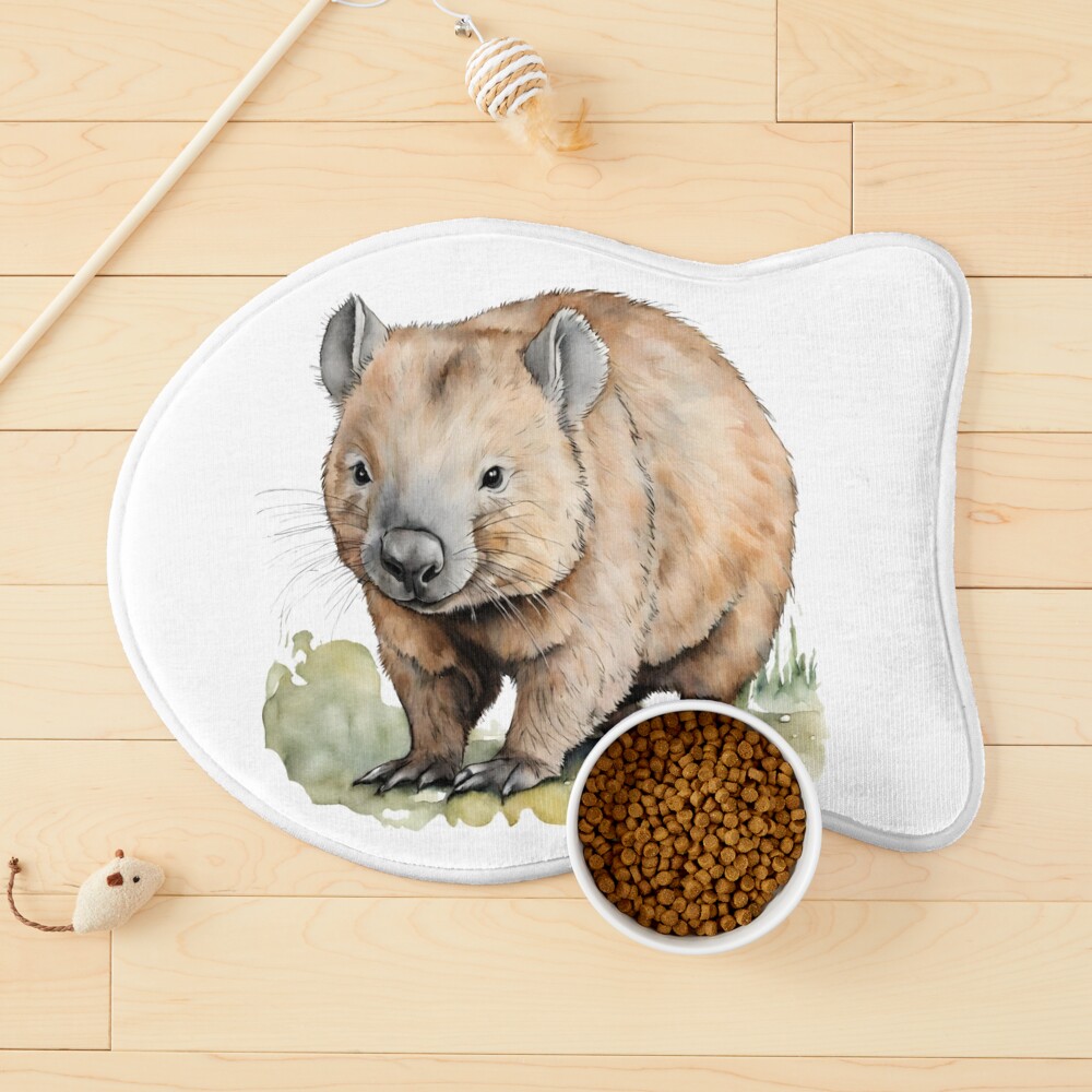 "Wombat watercolor" Sticker for Sale by Jaruart | Redbubble