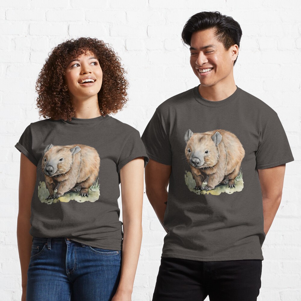 "Wombat watercolor" Sticker for Sale by Jaruart | Redbubble