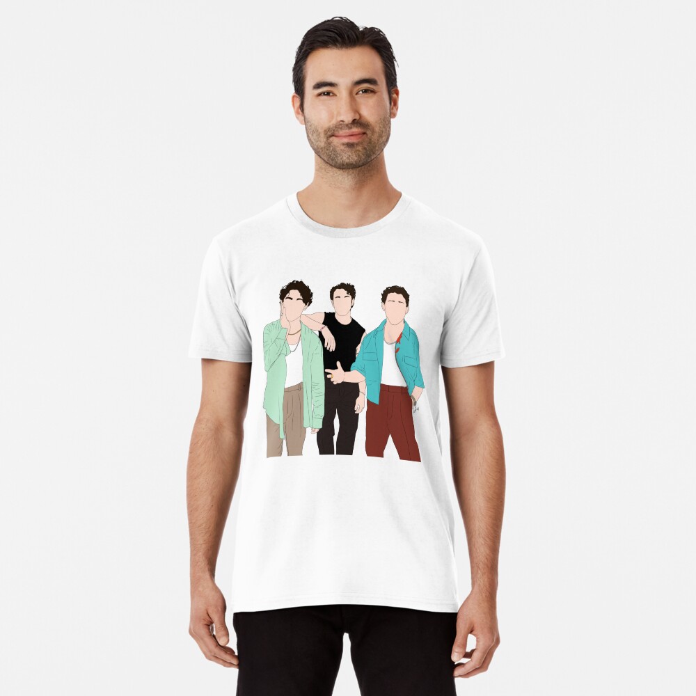 "Jonas Brothers" Sticker for Sale by leahfrommars | Redbubble