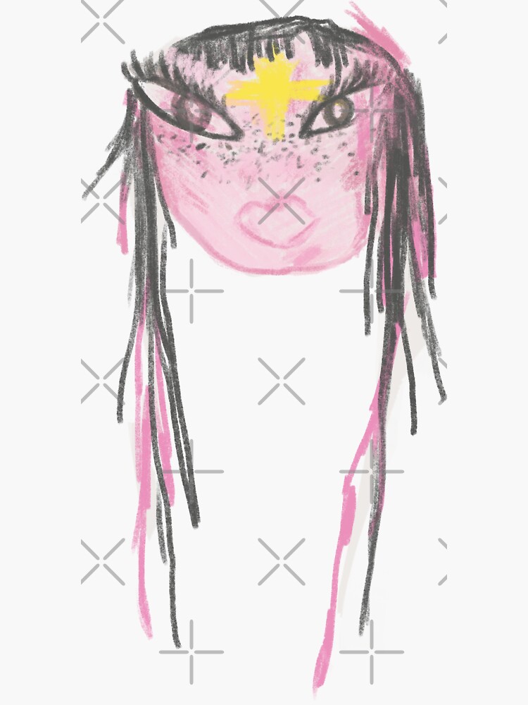 "Beabadoobee Beatopia Face Sticker" Sticker for Sale by m8nshoes ...