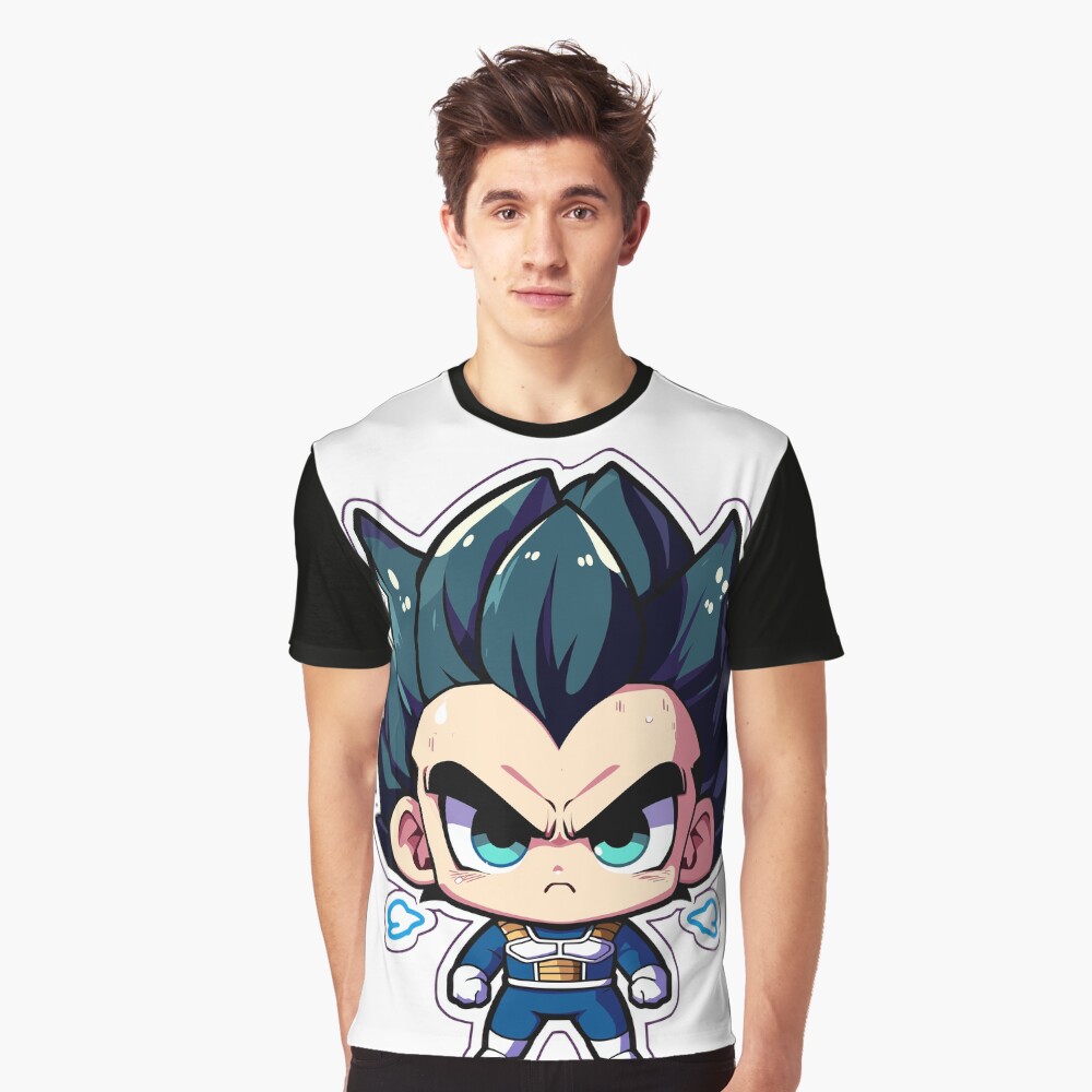 "Chibi Vegeta - Mad and Ready to Fight Sticker" Sticker for Sale by ...