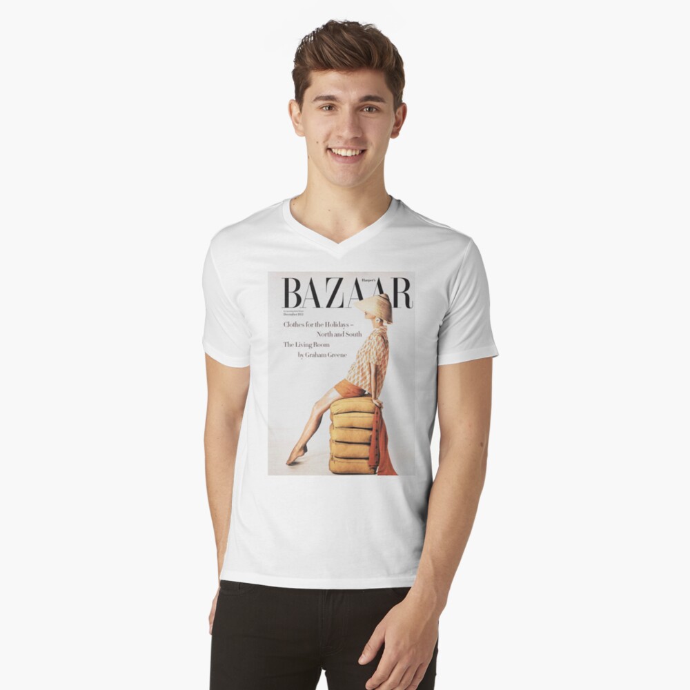 "Vintage Elegance - Harper's Bazaar 1953 Cover" Poster by B612Prints ...