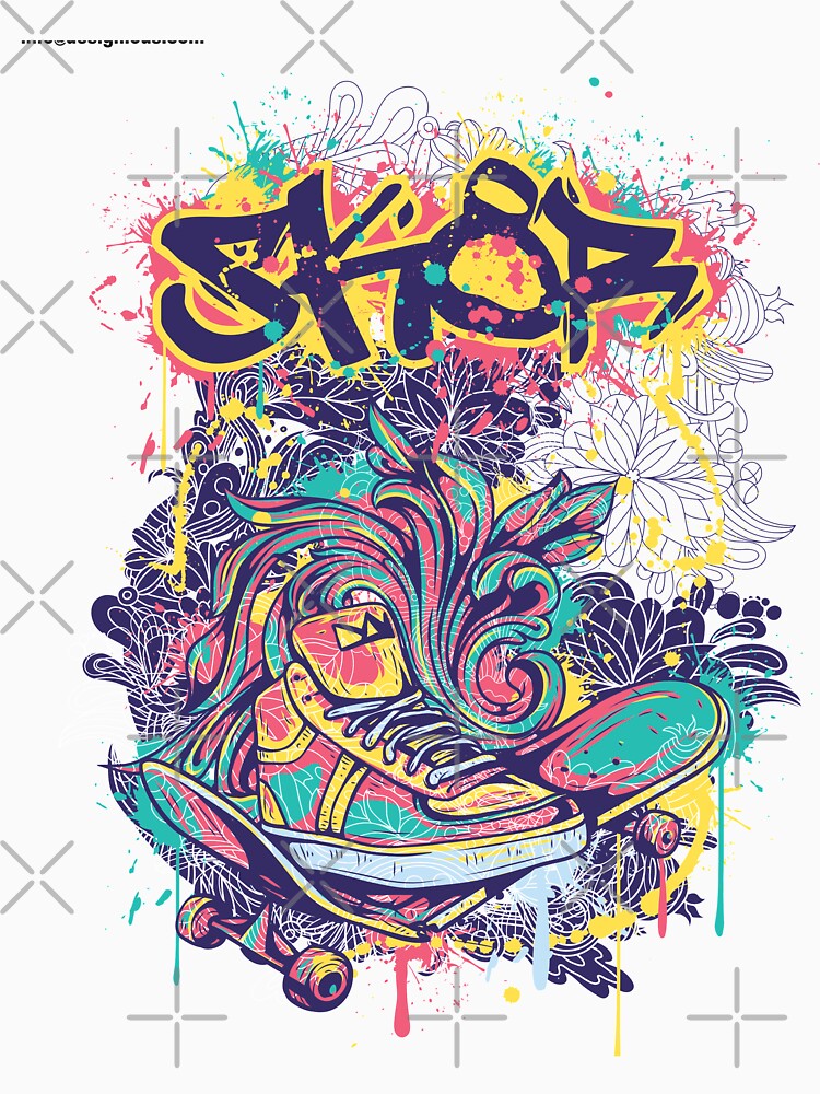 "SK8R" T-shirt by hip-hop-art | Redbubble