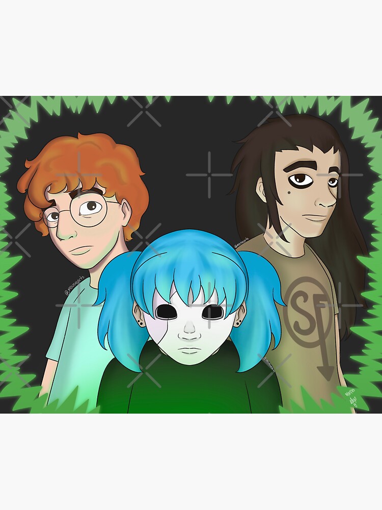 "Sally Face The Wretched" Sticker for Sale by mousiearts | Redbubble