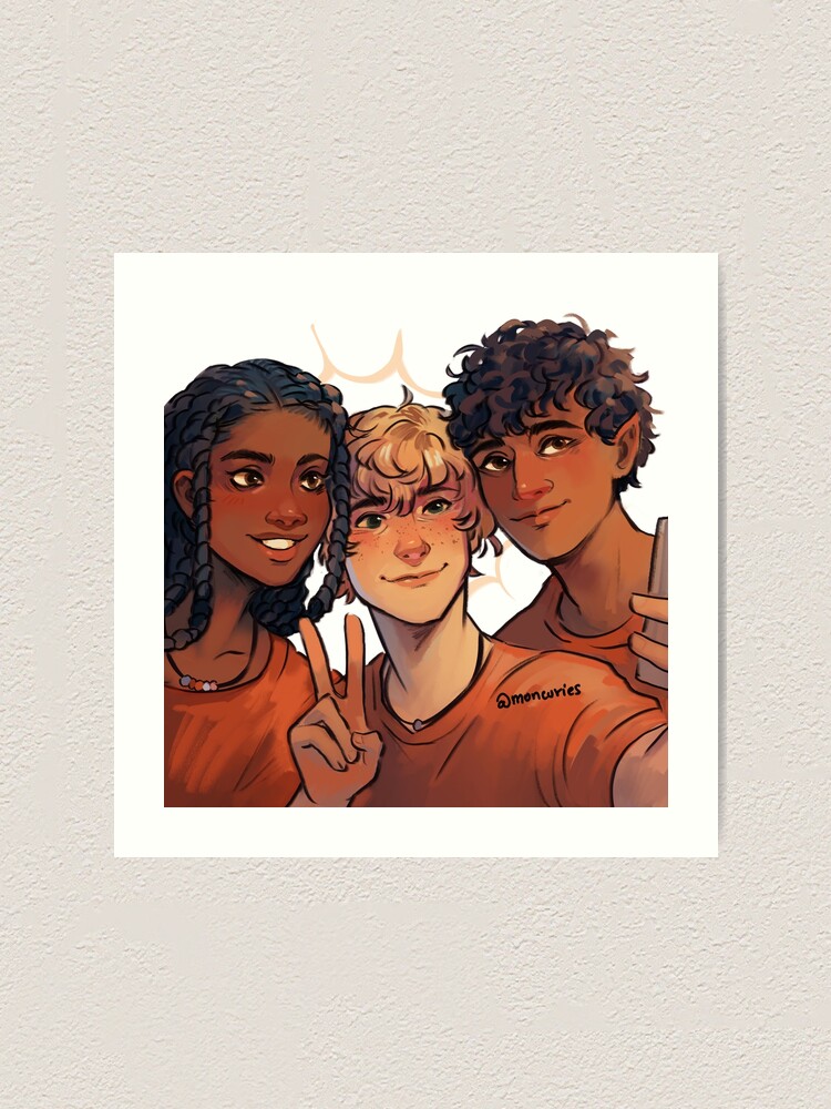 "pjo trio" Art Print for Sale by moncuries | Redbubble