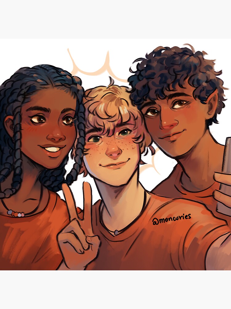 "pjo trio" Sticker for Sale by moncuries | Redbubble