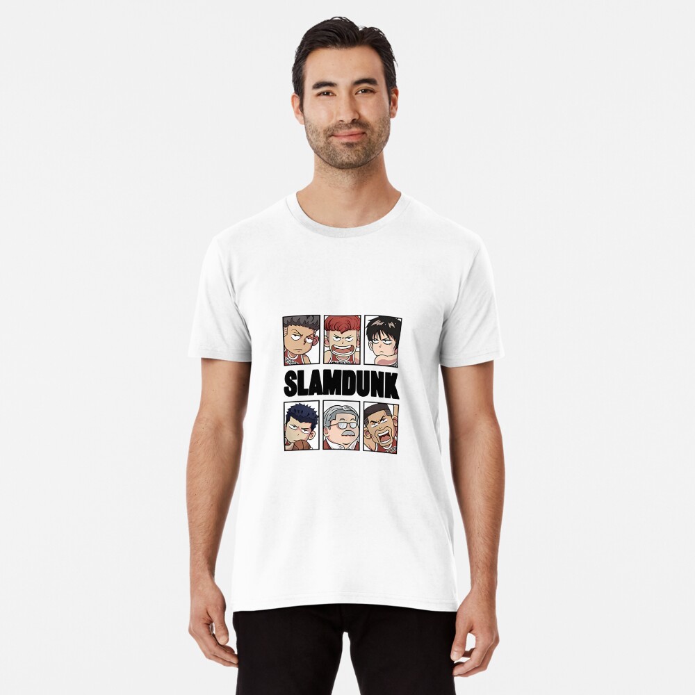 "Slam Dunk: The Animated Roster" Sticker for Sale by ArtWhirl | Redbubble