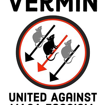 "Vermin United against MAGA " Sticker for Sale by RACHELDF | Redbubble