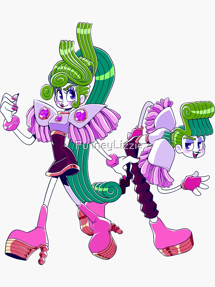 "Velvet n Veneer" Sticker for Sale by FunneyLizzie | Redbubble