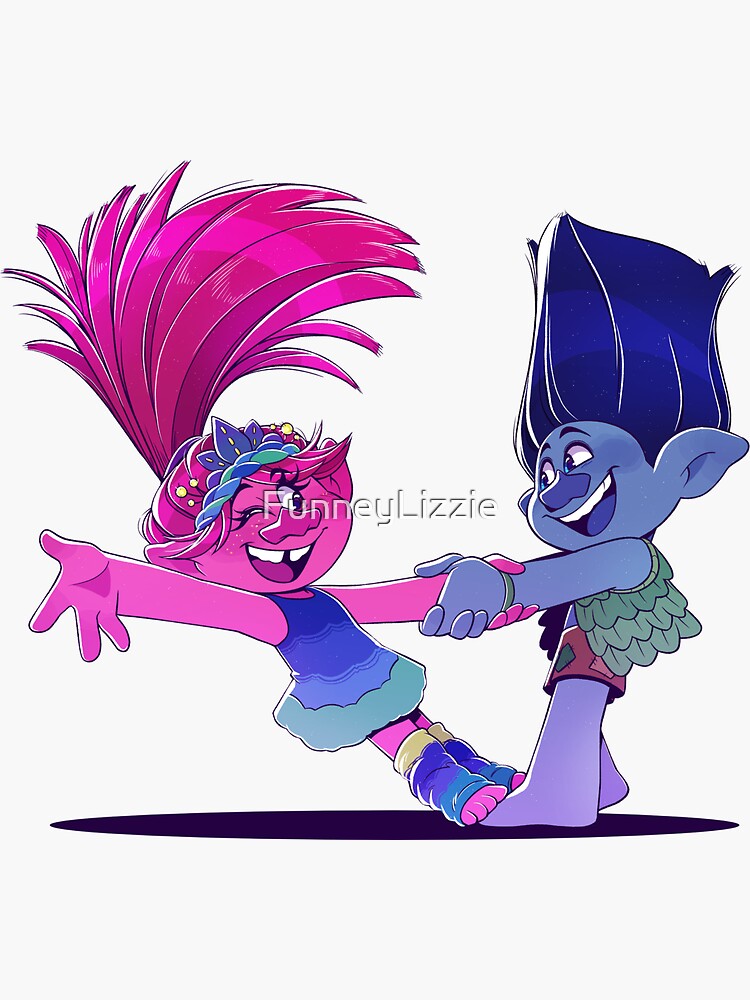 "Broppy Dance!" Sticker for Sale by FunneyLizzie | Redbubble