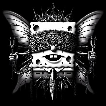 "SpongeBob, THE VICTIM OF THE CULT" Sticker for Sale by CASSINI-1997 ...