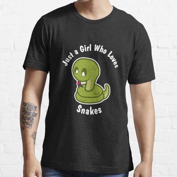 "Just A Girl Who Loves Snakes Shirt Snake Lover Shirt" T-shirt for Sale ...