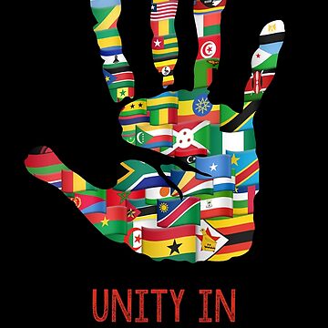 "Unity in diversity " Poster for Sale by Quirkypieces | Redbubble