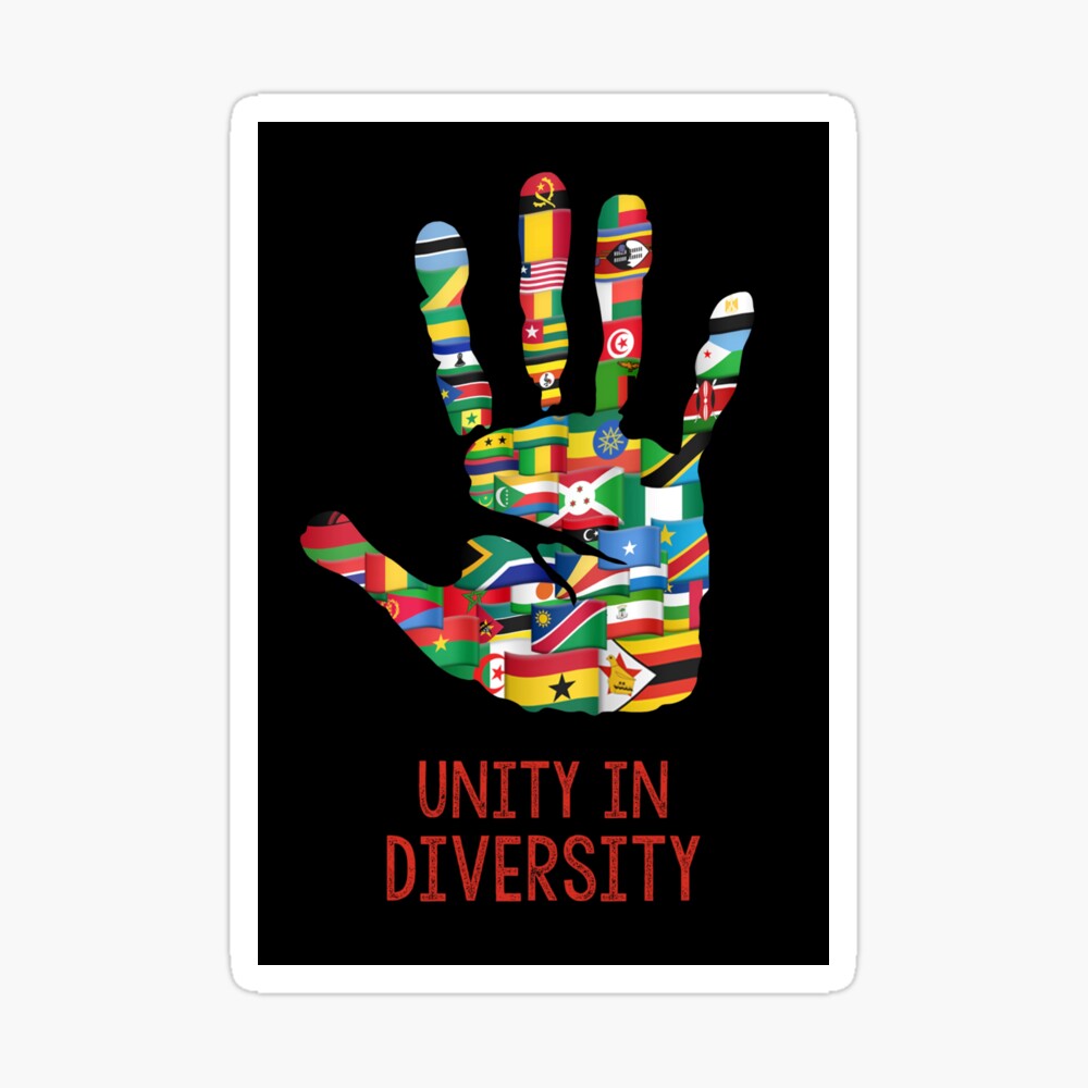 Unity In Diversity Set Of 6 Guidance Posters With