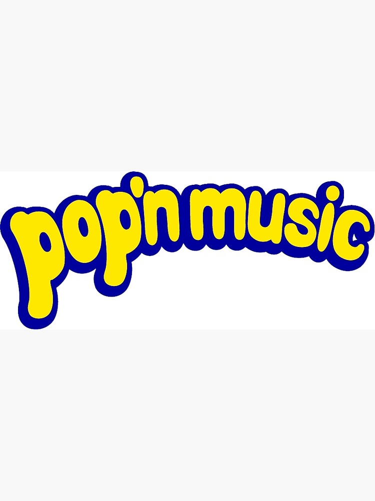 "Pop'N Music LOGO" Art Print by Tomo-kun | Redbubble