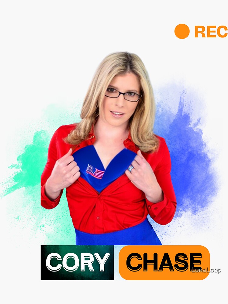 "Chasing Elegance: Cory Chase Inspired Design" Sticker for Sale by LunaLoop | Redbubble