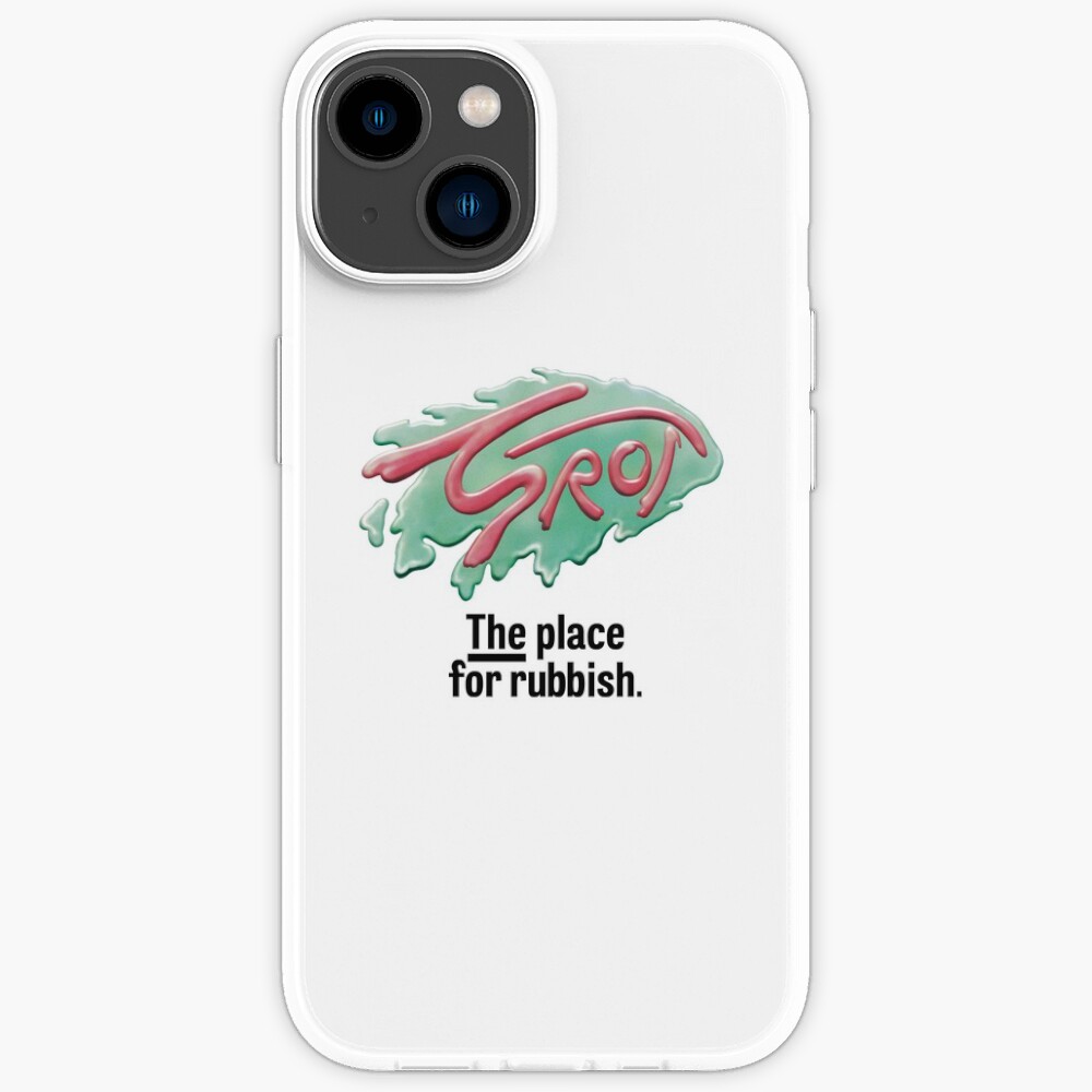 "GROT LOGO (Reggie Perrin)" iPhone Case for Sale by ClaytonHickman ...