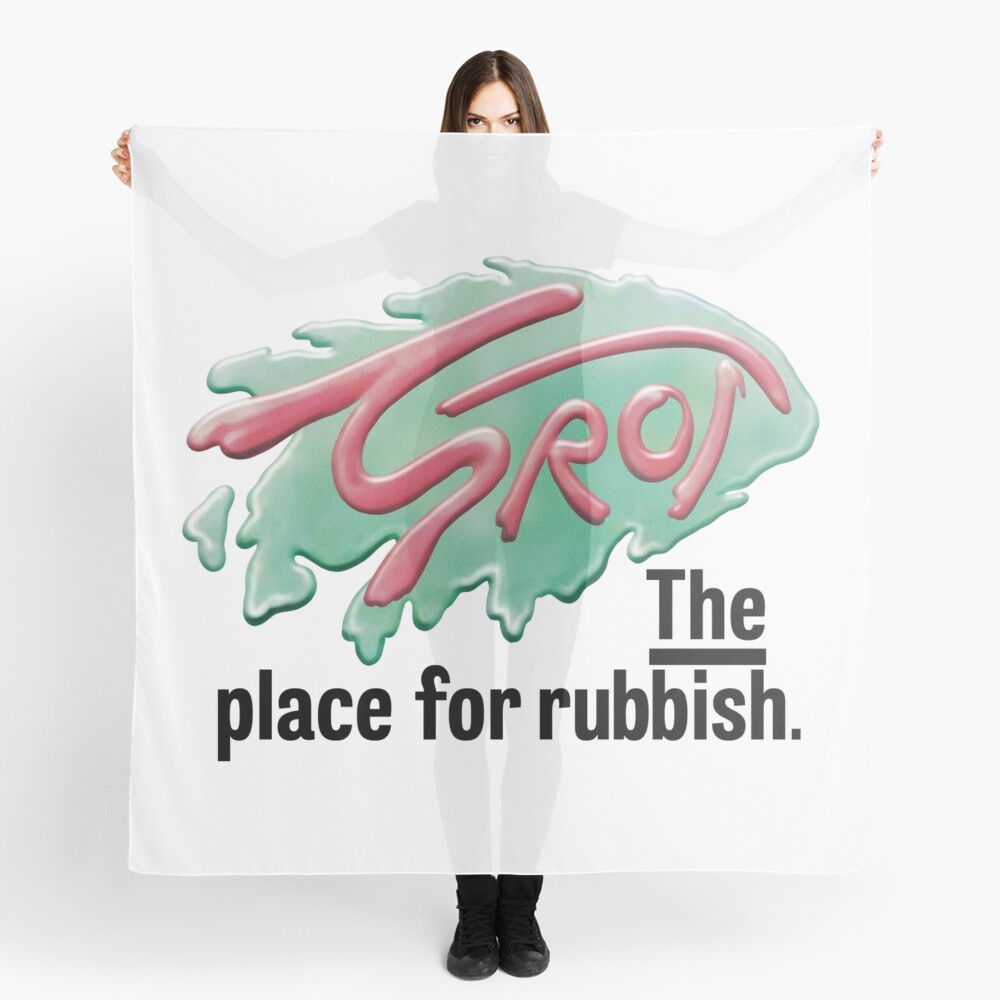 "GROT LOGO (Reggie Perrin)" Scarf for Sale by ClaytonHickman | Redbubble