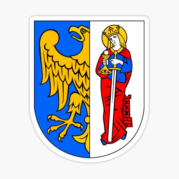 "Ruda Śląska Wappen, Polen" Sticker von PZAndrews | Redbubble