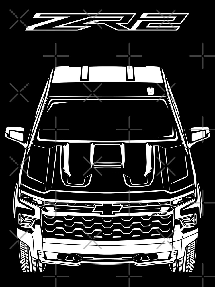 "Silverado ZR2 2022-2024" Poster for Sale by V8social | Redbubble