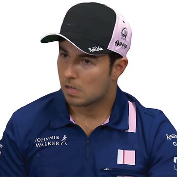 Sticker for Sale avec l'œuvre « Sergio Checo Pilote de F1 Confused Meme ...