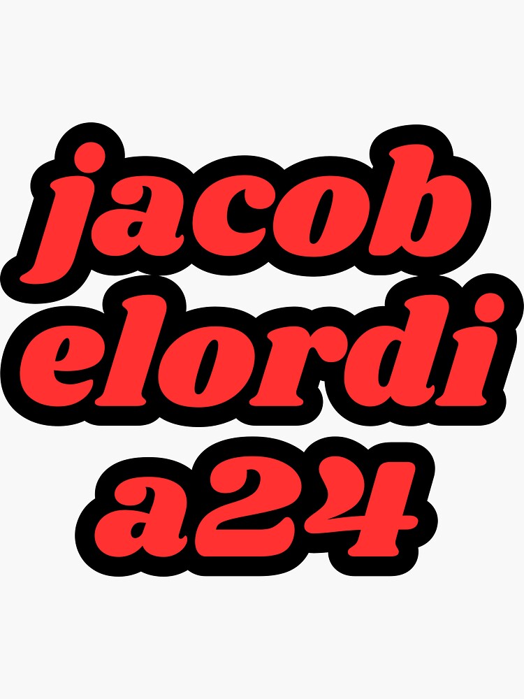 "Jacob Elordi A24 saltburn 2023 Film " Sticker for Sale by mouadshop22 ...