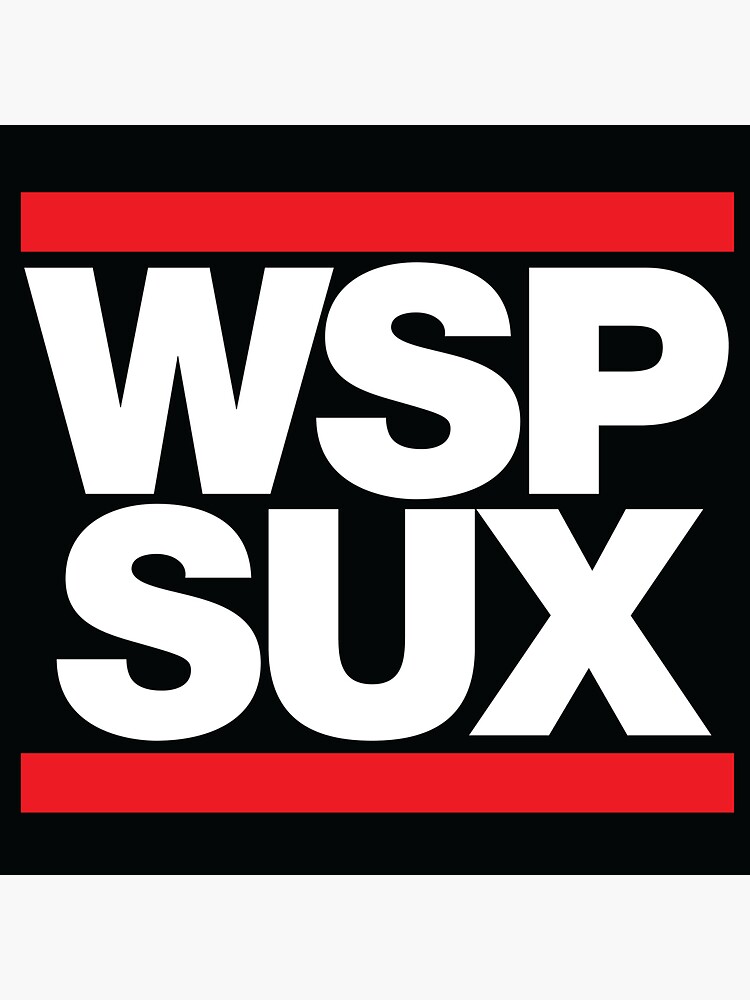 "WSP SUX - Logo" Sticker for Sale by krapart | Redbubble