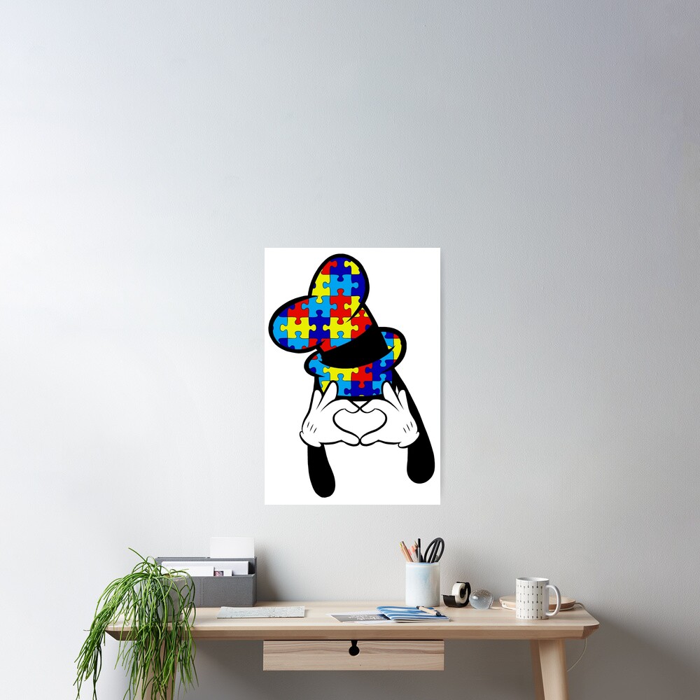 "Autism Awareness Goofy Hat" Poster for Sale by starrysstudio | Redbubble