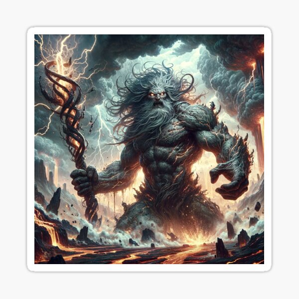 "Leviathan Giant Wrecks Havoc" Sticker for Sale by imagi-naition ...
