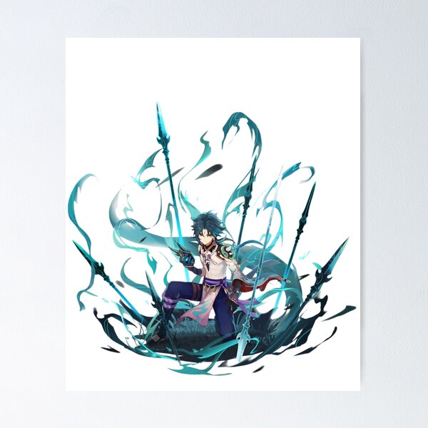Poster for Sale mit "Chibi Xiao ｜Xiao Genshin Impact ｜Xiao Genshin ...