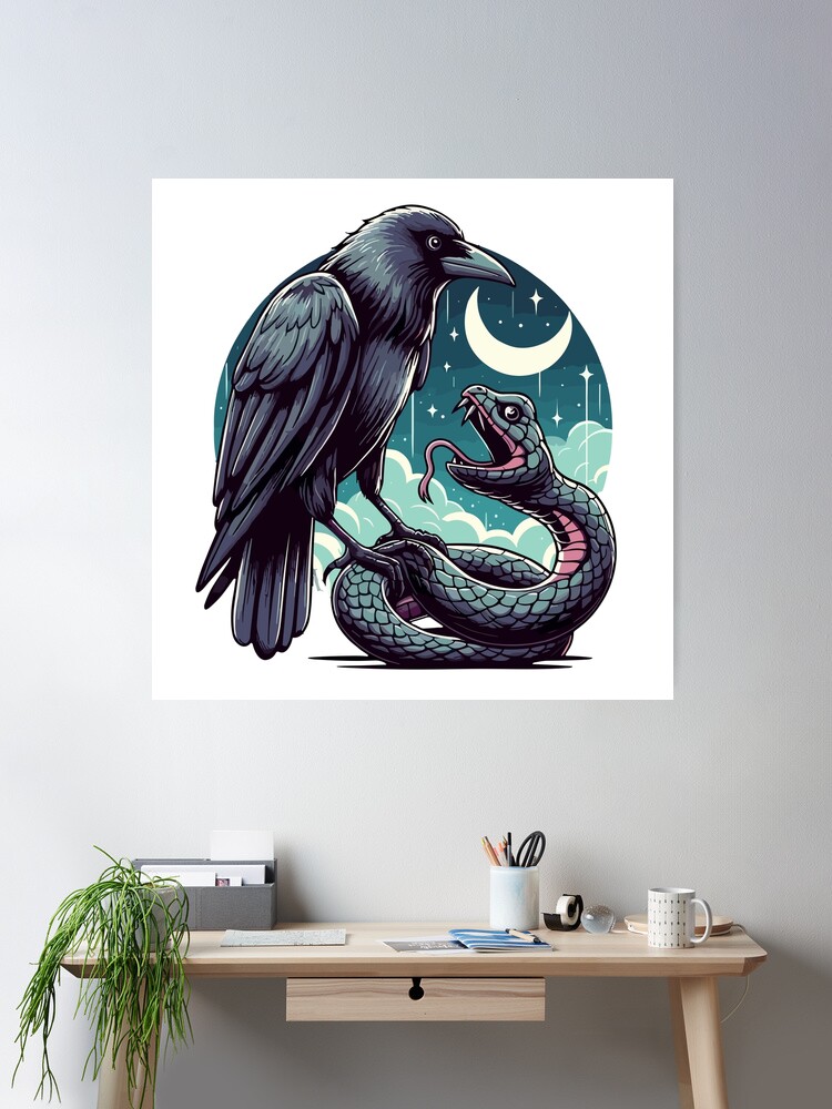 Zwarte Slang Kreun Poster