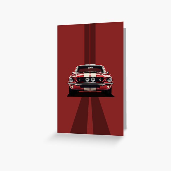 "Ford Mustang Shelby GT500 1967" Greeting Card for Sale by ...