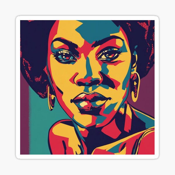 " Kofi Pop Art Portrait" Sticker for Sale by Yzakreativ | Redbubble