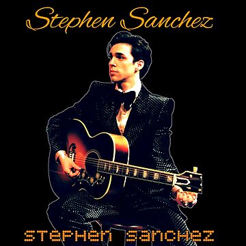 "Stephen Sanchez " Sticker for Sale by Designelogo | Redbubble