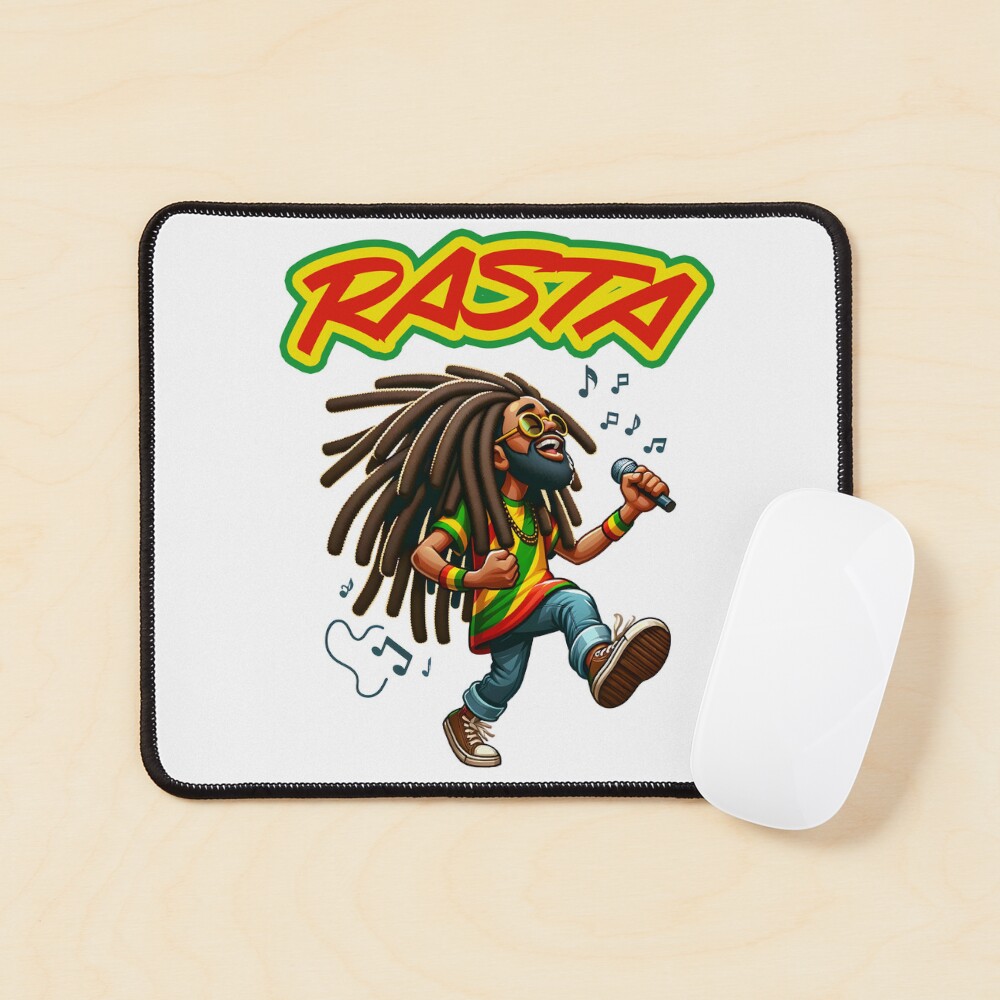 "Rasta Reggae Singer" Sticker by YANNISQ49 | Redbubble