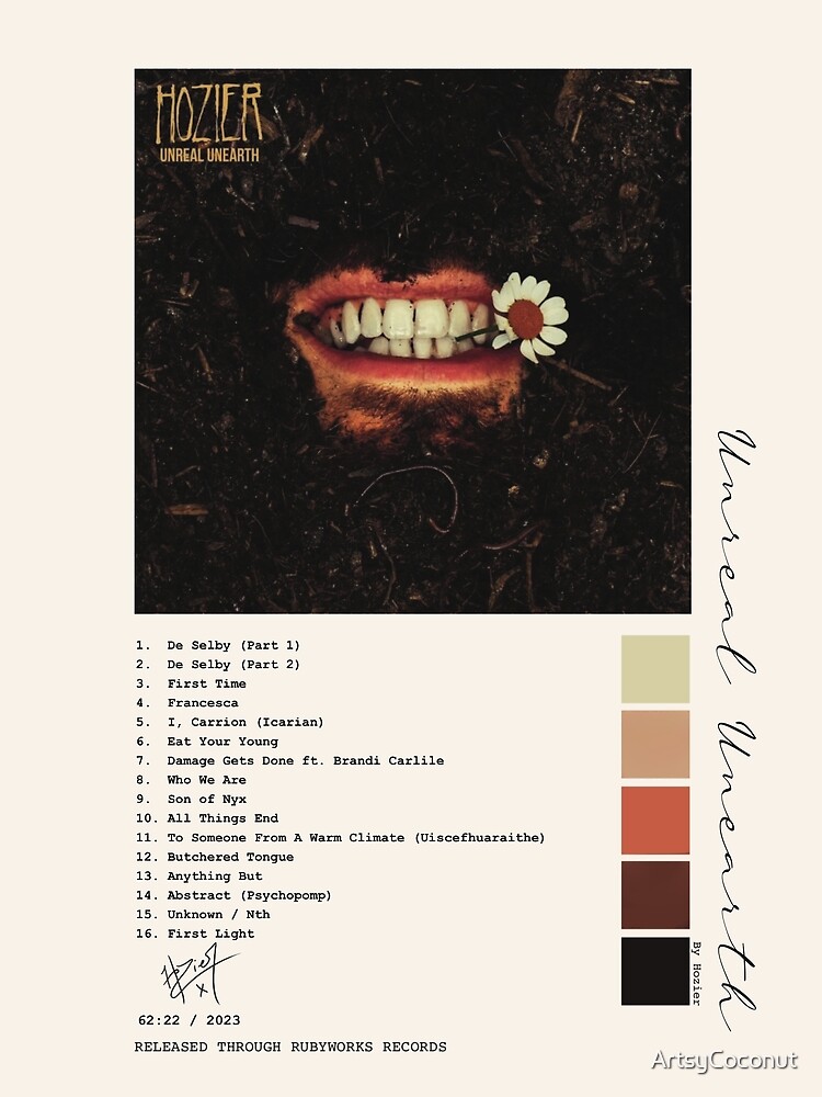 "Hozier album cover poster " Poster for Sale by ArtsyCoconut | Redbubble