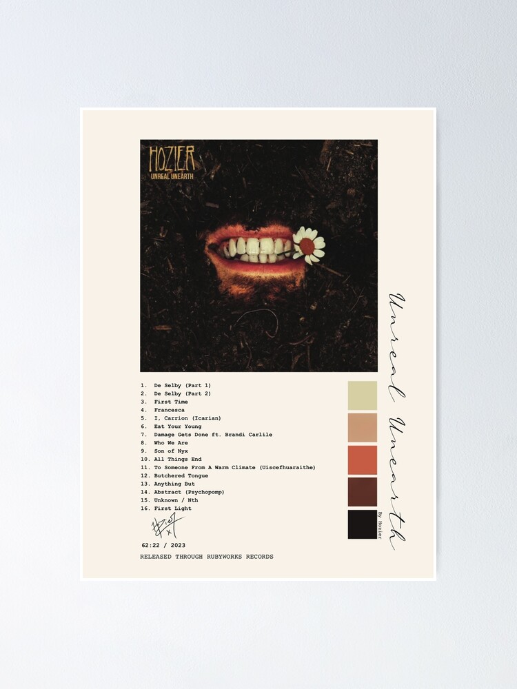 "Hozier album cover poster " Poster for Sale by ArtsyCoconut | Redbubble