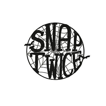 "Snap Twice | wednesday addams lettering" Kids T-Shirt for Sale by ...