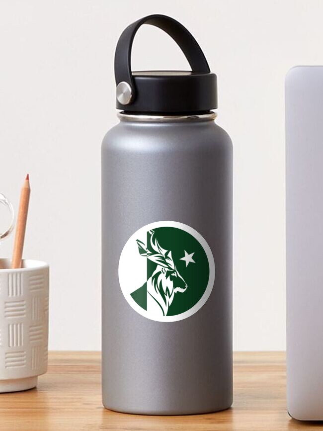 "Pakistan Markhor Pakistani National Animal Flag" Sticker for Sale by ...