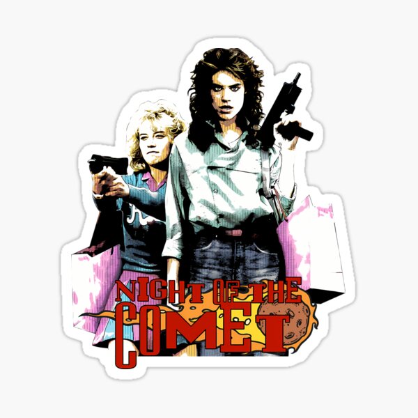 "Retro Night Of The Comet" Sticker for Sale by dasfajibe | Redbubble