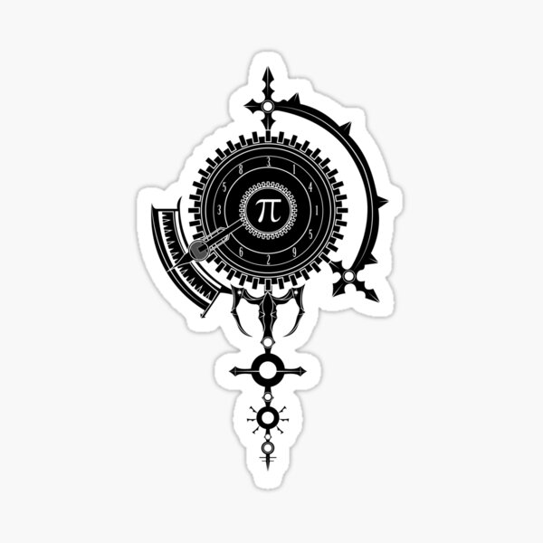 "Pi Gauge" Sticker for Sale by FosterChild7 | Redbubble