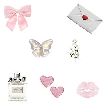 "Coquette Girly Sticker Pack" Sticker for Sale by Kate T | Redbubble