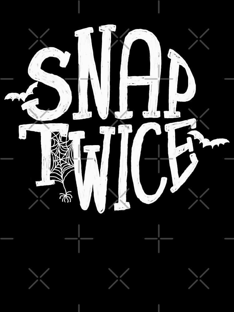 "Snap Twice | wednesday addams lettering" Kids T-Shirt for Sale by ...