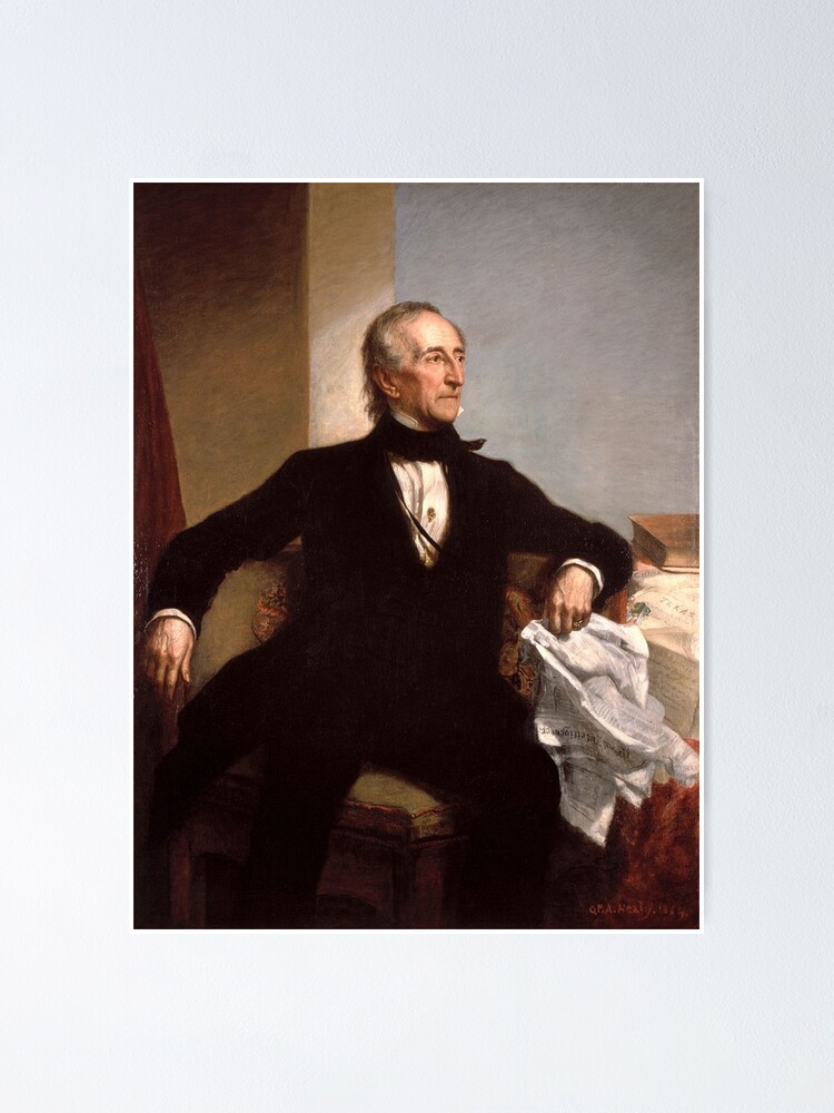 "Official Presidential Portrait of John Tyler by George Peter Alexander ...