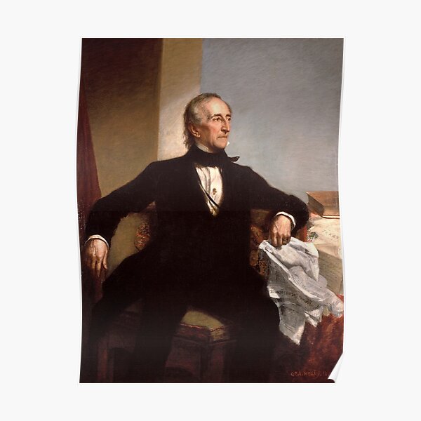 "Official Presidential Portrait of John Tyler by George Peter Alexander ...