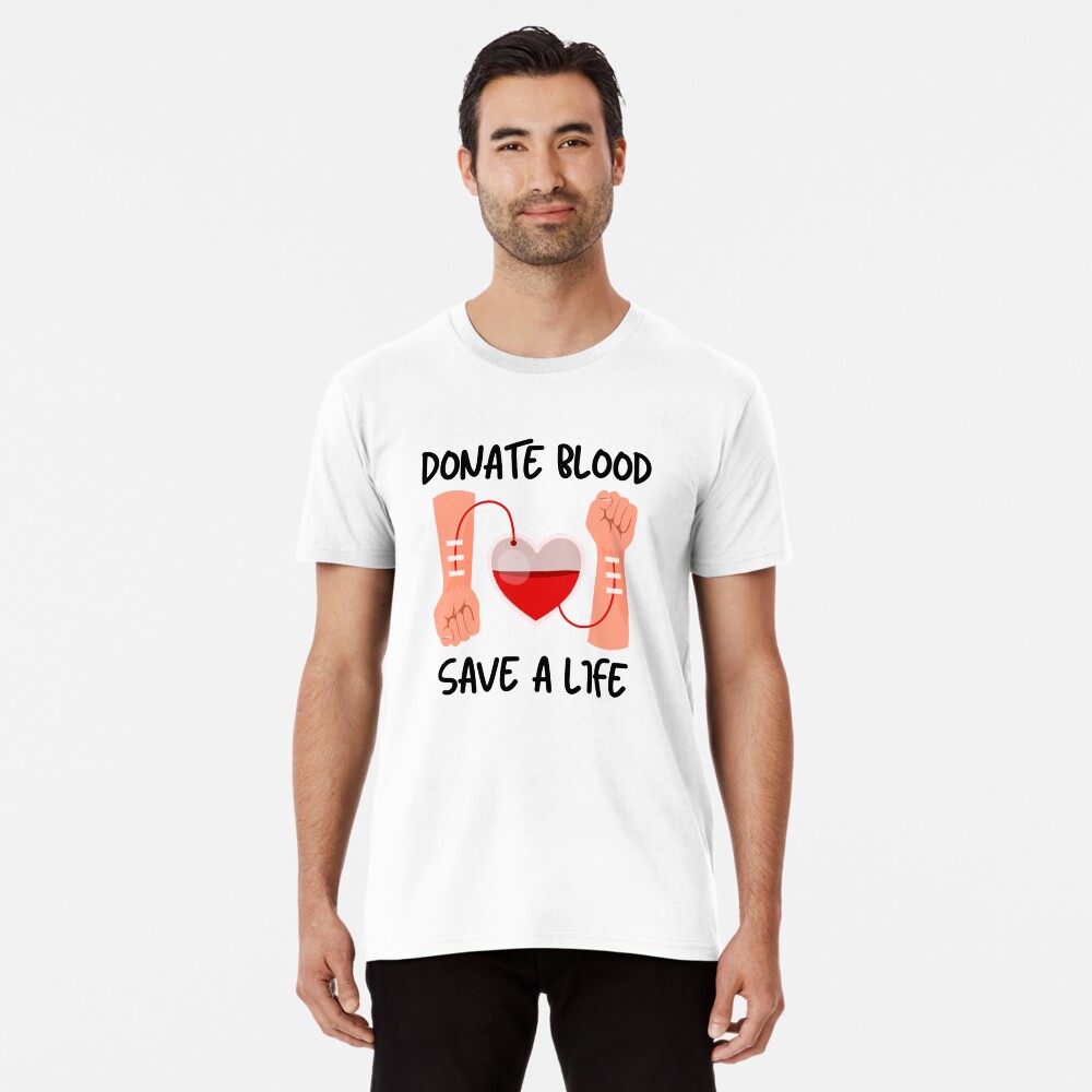"Donate Blood - Save a Life" Sticker for Sale by printsbymiles | Redbubble