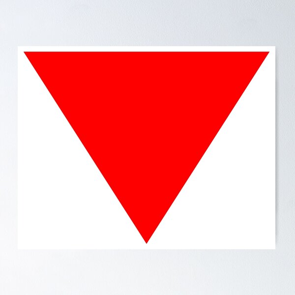 "Palestine Red Triangle | Support Palestine Free Palestine" Poster for ...