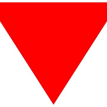"Palestine Red Triangle | Support Palestine Free Palestine" Sticker for ...