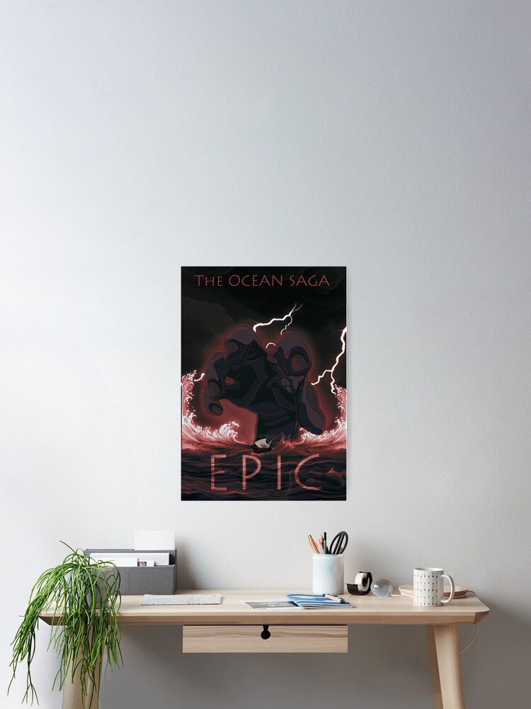" Ocean Saga (EPIC) movie poster design- in Orange " Poster for Sale by ...