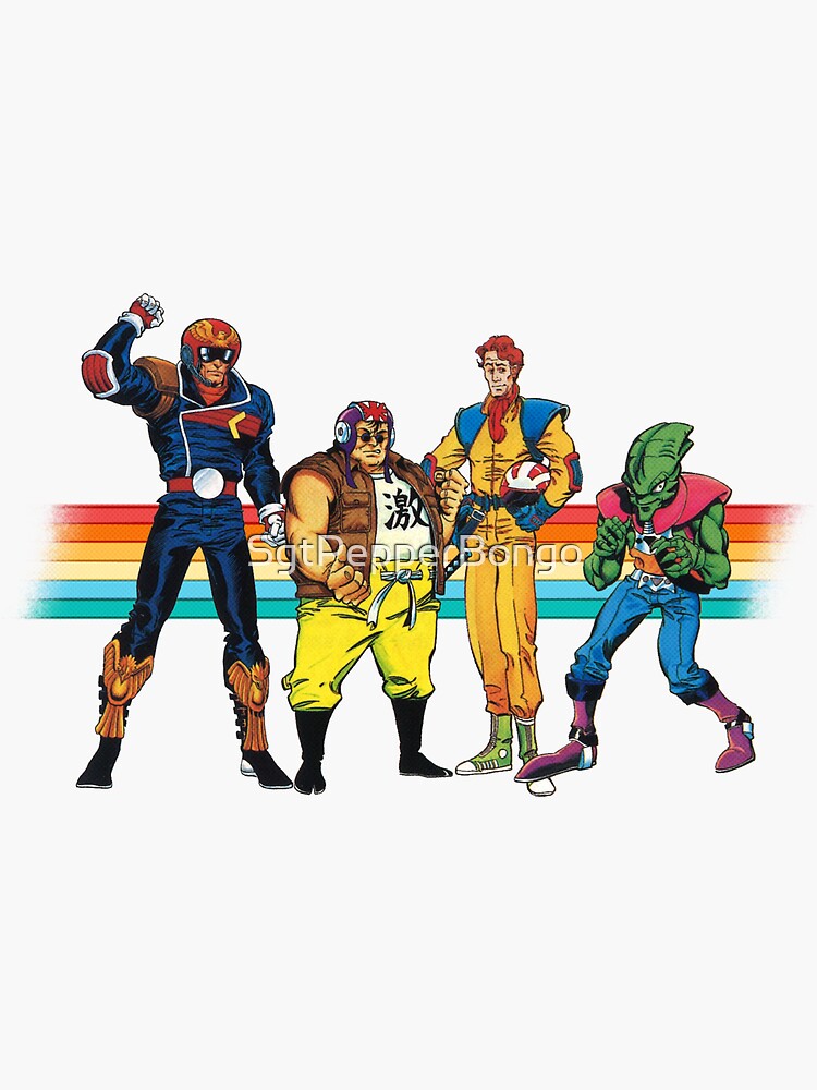 "F-Zero Original Four" Sticker for Sale by SgtPepperBongo | Redbubble